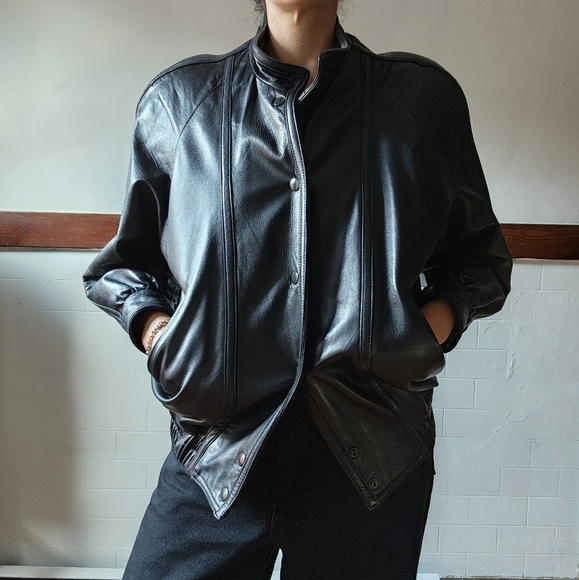 Maxima | Jackets & Coats | Vintage Maxima Leather Bomber Jacket | Poshmark